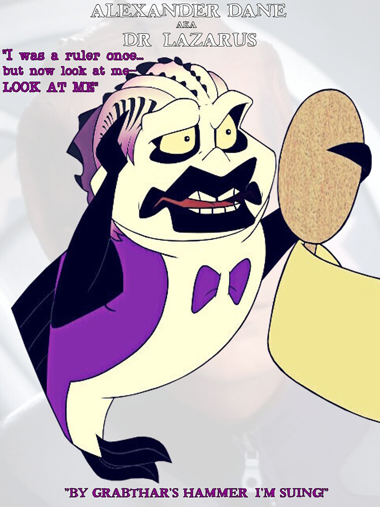 "Joe as Alexander Dane/Dr. Lazarus" Sticker for Sale by Pilot-MJ ...