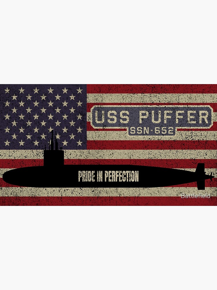"USS Puffer SSN-652 Sturgeon Class Nuclear Attack Submarine Vintage ...