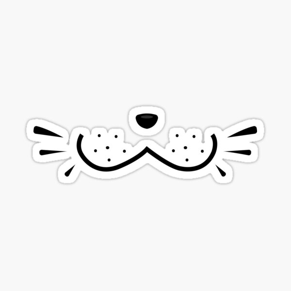 "Cat Dog Kid young white Mask" Sticker for Sale by imad630 | Redbubble