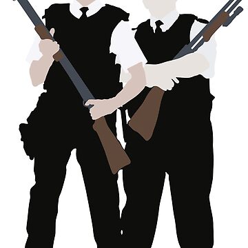 "Hot Fuzz" Sticker for Sale by FutureSpace | Redbubble