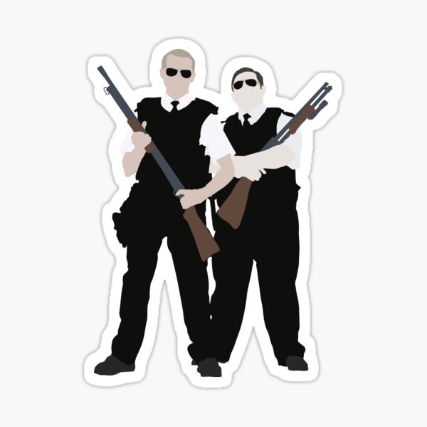 Hot Fuzz Stickers | Redbubble
