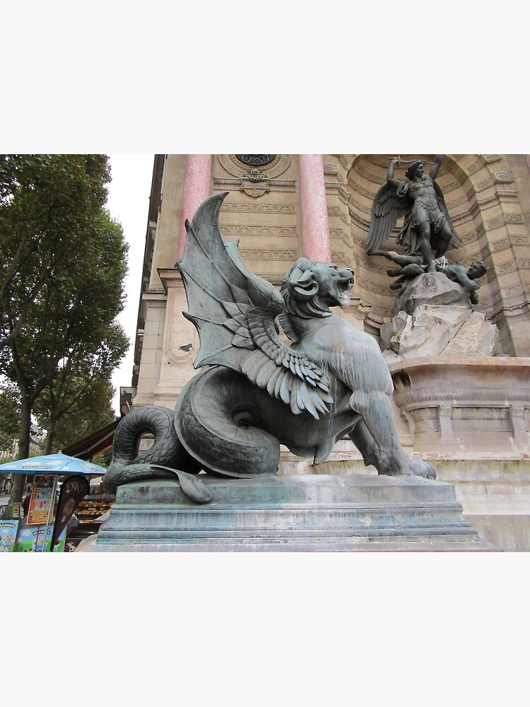 "Manticore Statue" Poster for Sale by InspiringBadger | Redbubble