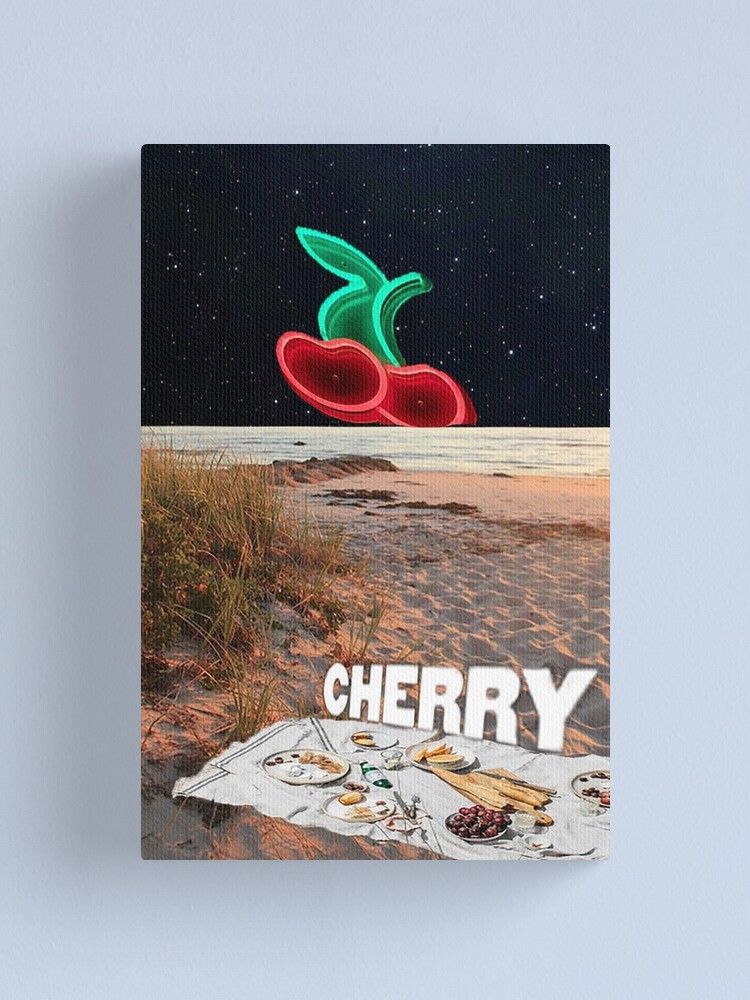 "Cherry Collage" Canvas Print for Sale by collagedotjpeg | Redbubble