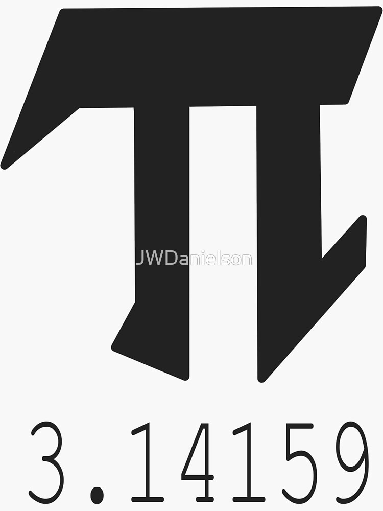 "Pi" Sticker by JWDanielson | Redbubble