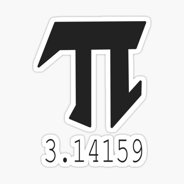 "Pi" Sticker by JWDanielson | Redbubble