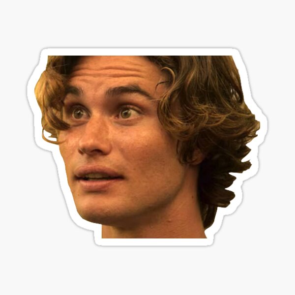 "John B - Outer Banks " Sticker for Sale by kellycoolcat | Redbubble