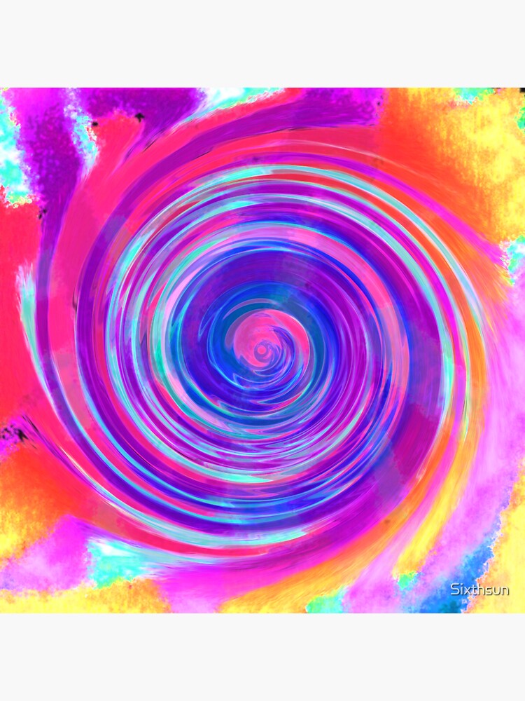 "rainbow swirl" Sticker for Sale by Sixthsun | Redbubble