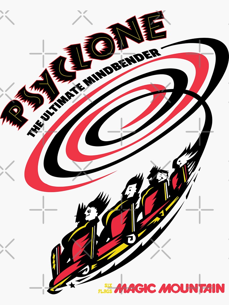 "Psyclone" Sticker by carowindsfanson | Redbubble