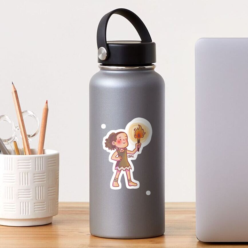 "Zazzalil - Firebringer STARKID" Sticker for Sale by meowlody | Redbubble