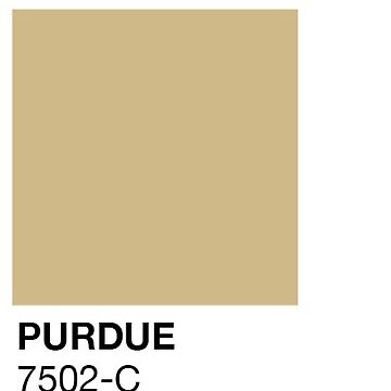 "Purdue Pantone Swatch" Sticker for Sale by ktp100 | Redbubble