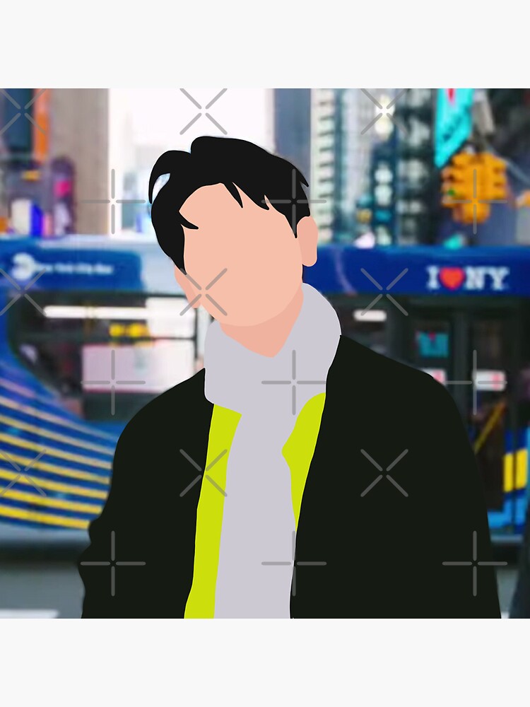 "Eric Nam Illustration" Sticker by cinnamontoastie | Redbubble