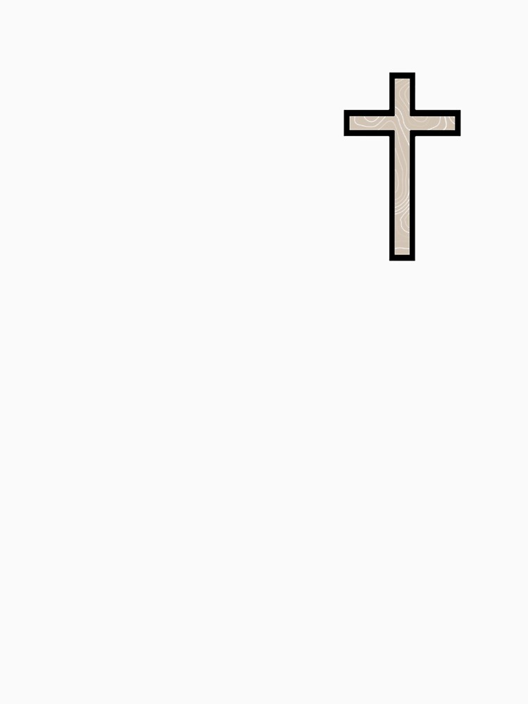 "Wavy Line Print Cross Design" T-shirt for Sale by baileyratcliff ...