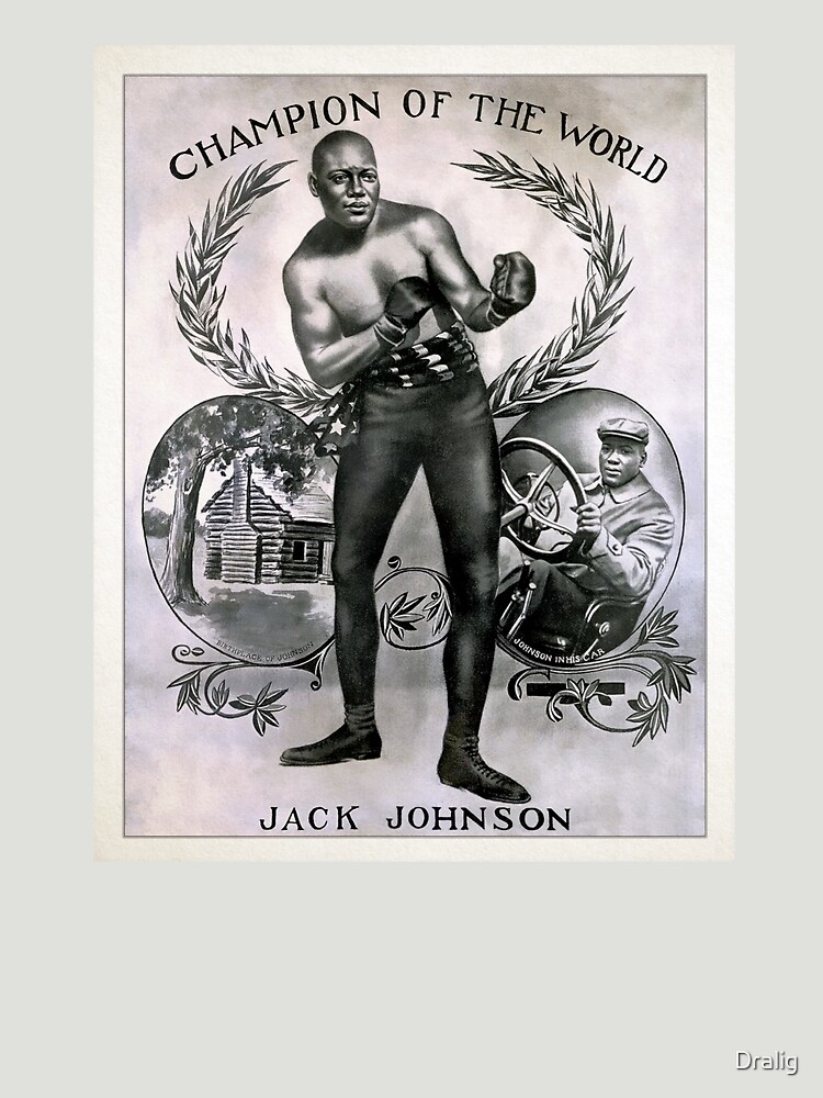 "Vintage Jack Johnson Heavyweight Champion" T-shirt for Sale by Dralig ...