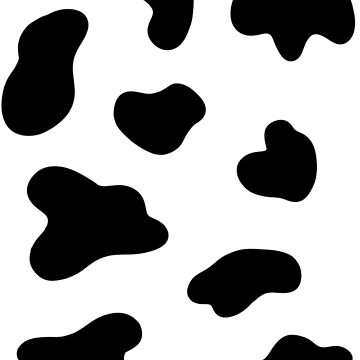 "Classic Cow Spots" Sticker for Sale by chricket | Redbubble