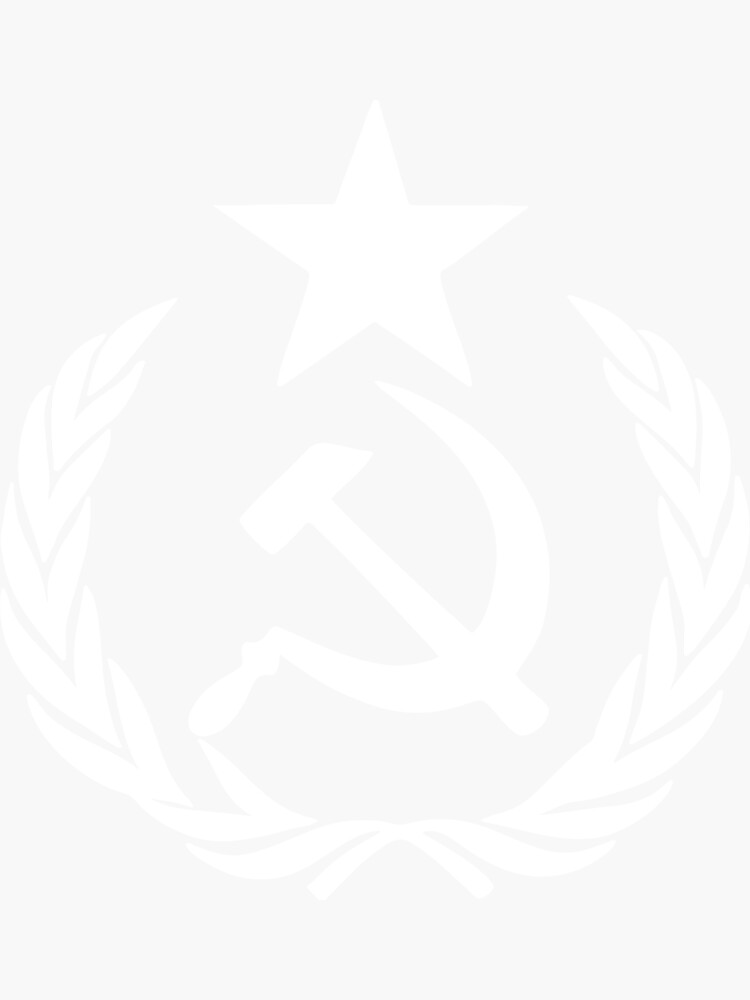 "Soviet Emblem" Sticker by burrobilia | Redbubble
