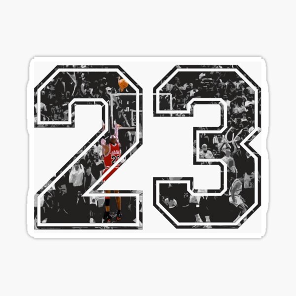 "23" Sticker by hrbooms | Redbubble