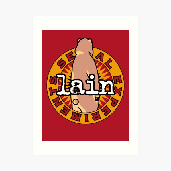 "Serial Experiments Lain - Bear Logo" Art Print by eg-berlin | Redbubble