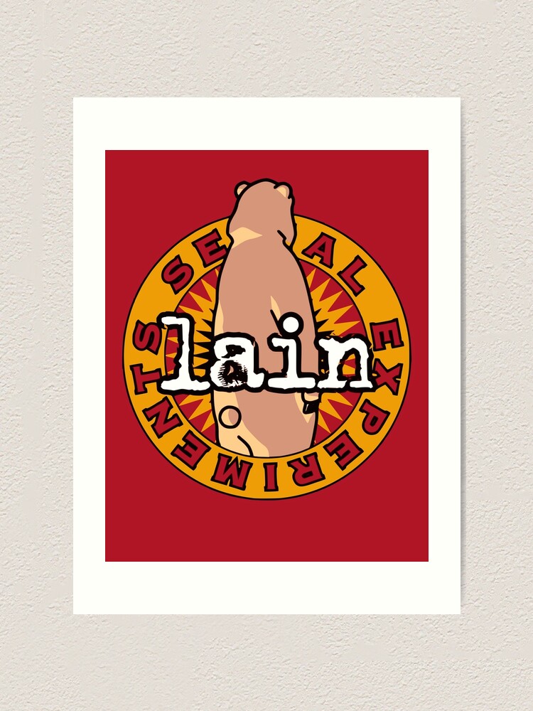 "Serial Experiments Lain - Bear Logo" Art Print by eg-berlin | Redbubble