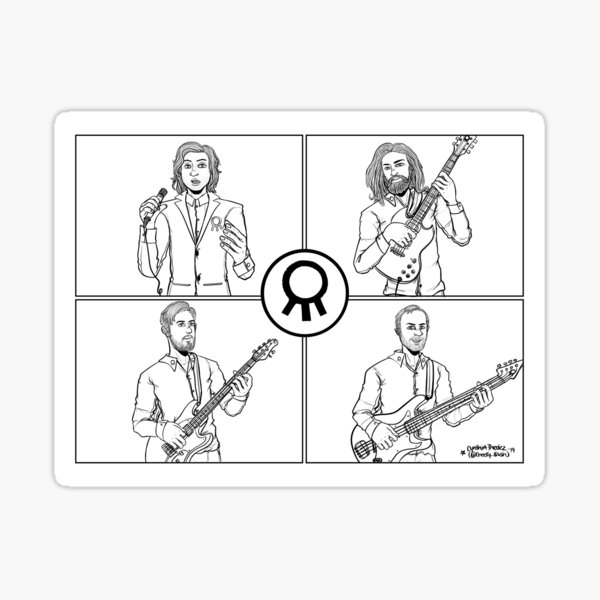 "Hail The Sun (HTS) - Glass: Half-Empty fan art" Sticker for Sale by ...