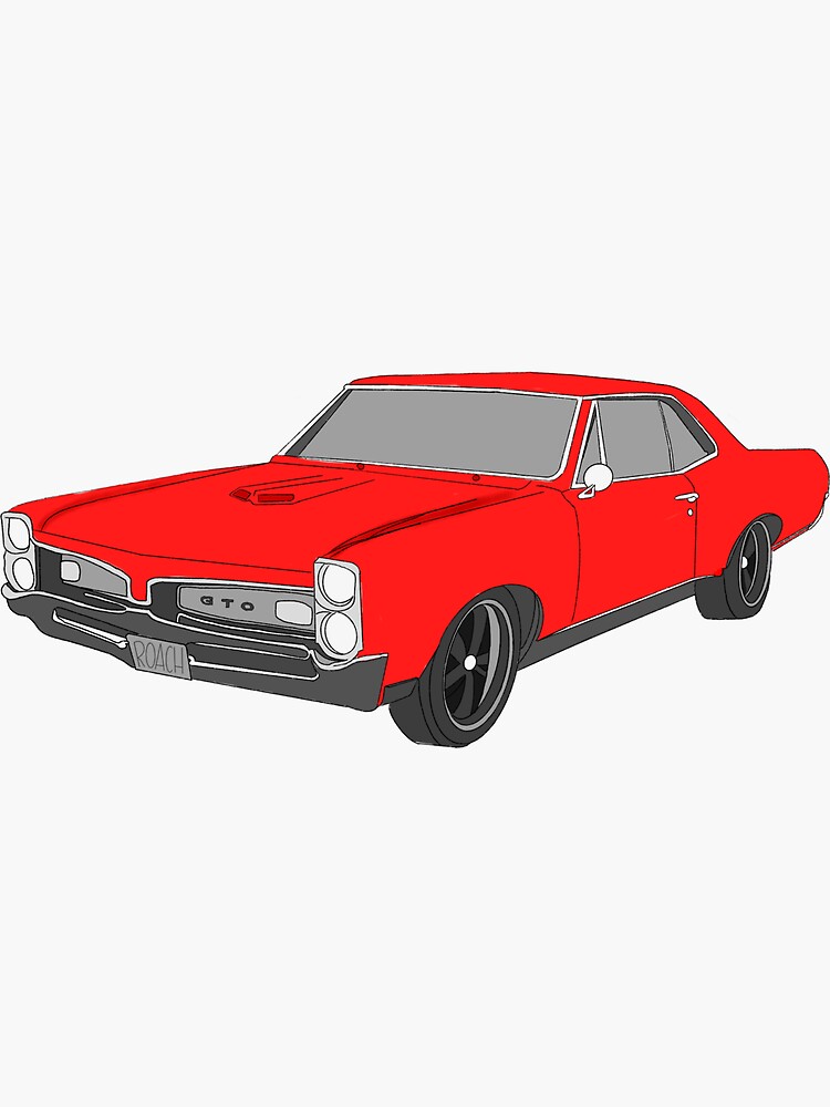 "1967 GTO " Sticker for Sale by meganweidman | Redbubble