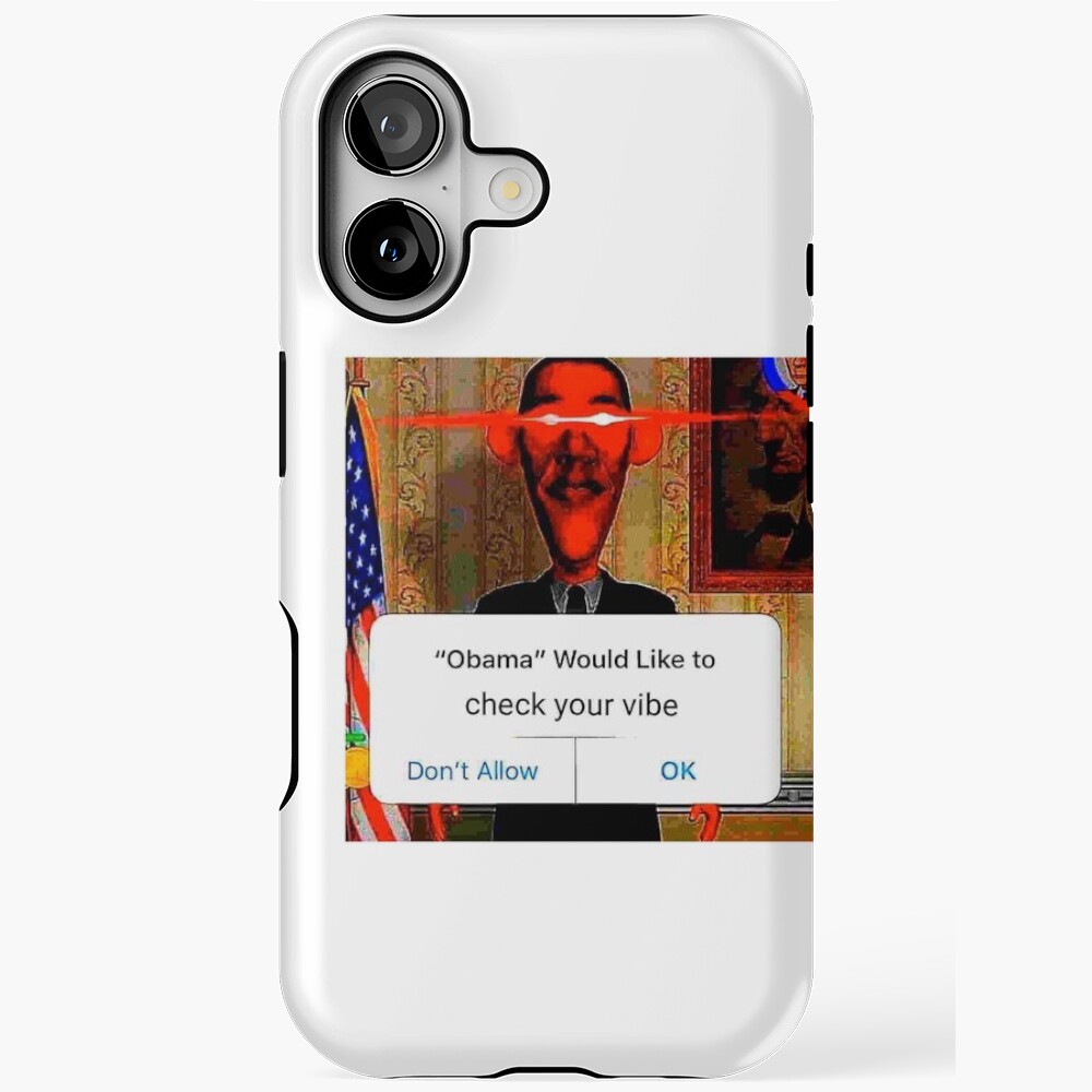 "Obama vibe check" Sticker for Sale by royalbaby | Redbubble
