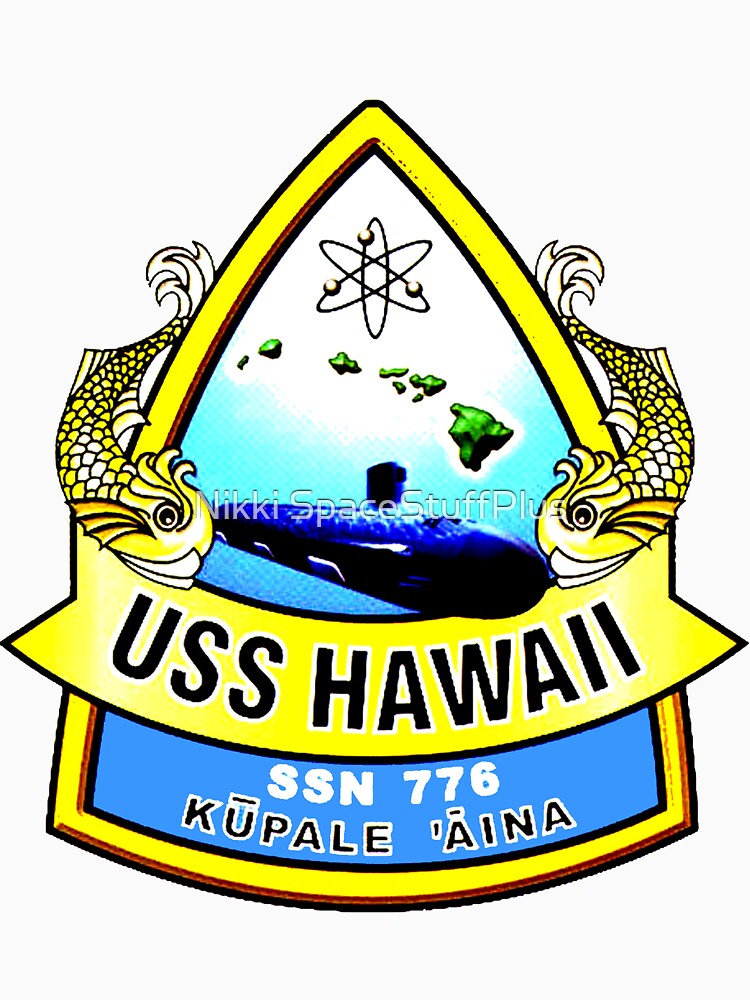 "SSN-776 USS Hawaii Crest" T-shirt by Spacestuffplus | Redbubble