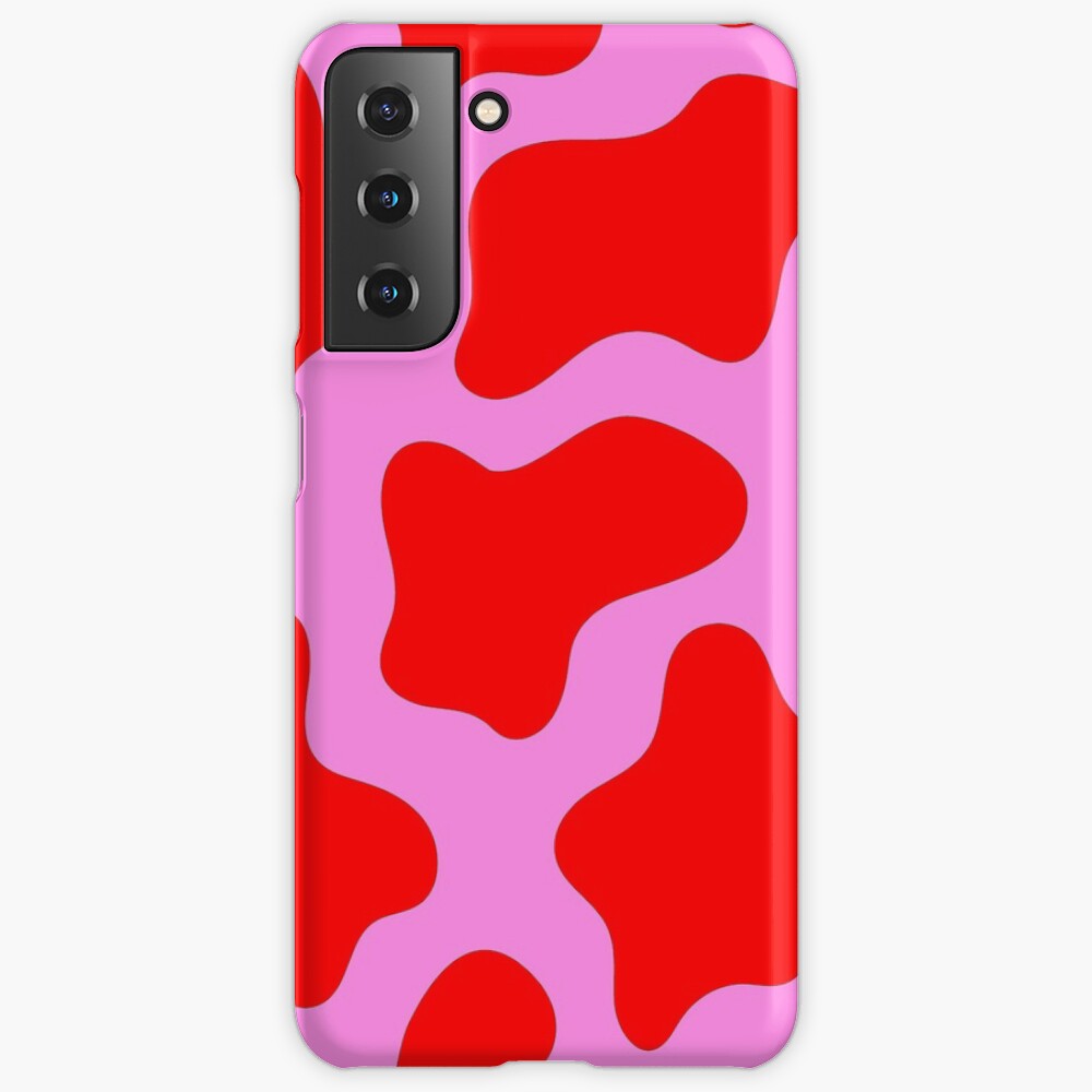 "Pink Cow Print" Samsung Galaxy Phone Case for Sale by Saranwrap ...