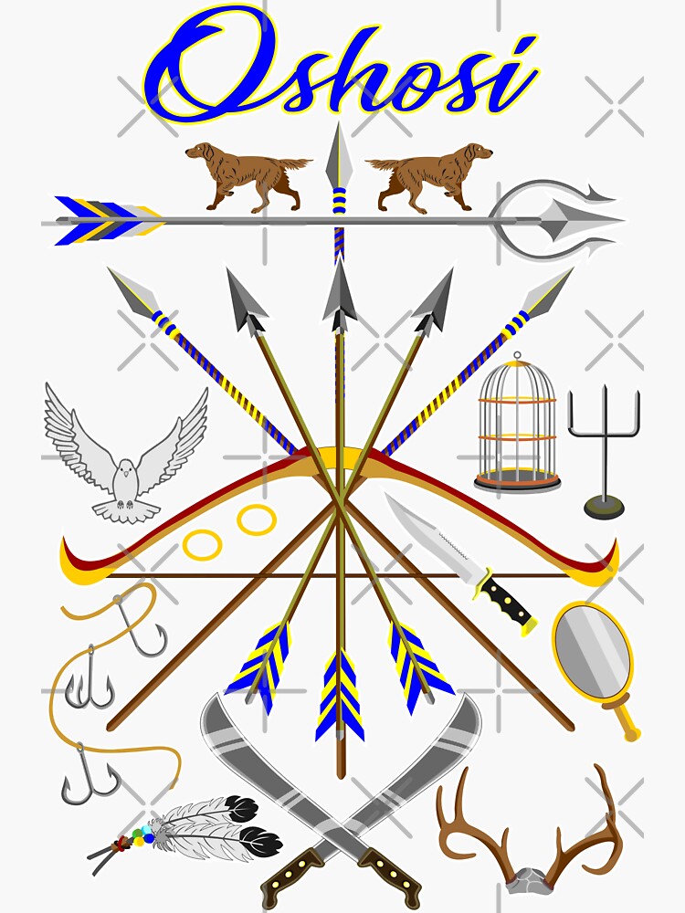 "Oshosi" Sticker by Korvus78 | Redbubble