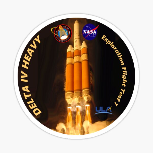 "Delta IV Heavy Logo" Sticker by Spacestuffplus | Redbubble
