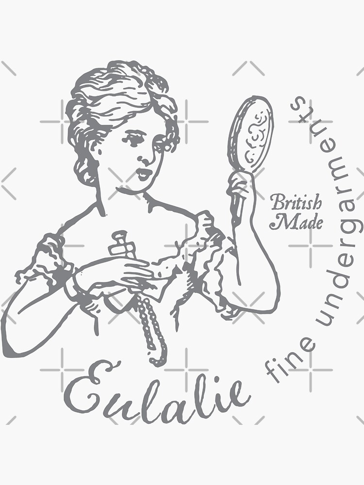 "Eulalie Fine Undergarments Wodehouse Fan" Sticker for Sale by ...