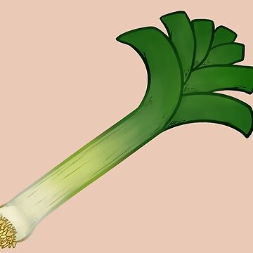 "Leek!" Sticker for Sale by Krysanthimums | Redbubble