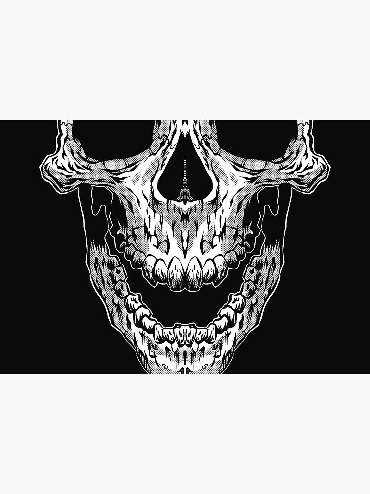 "Bone Face!" Sticker by saltmarsh | Redbubble