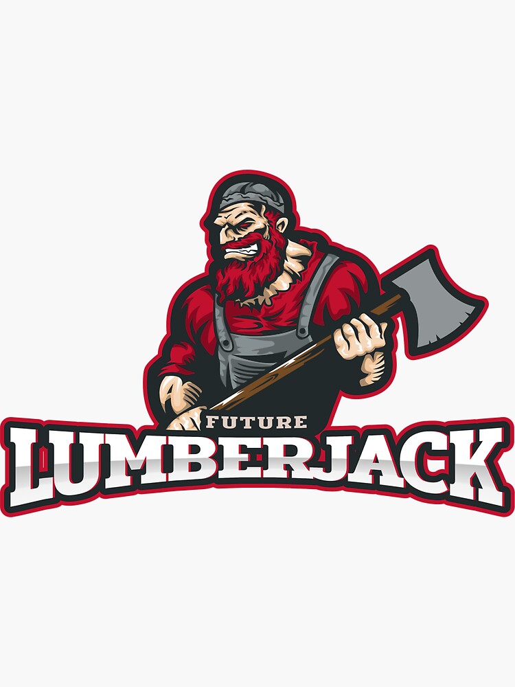 "future lumberjack" Sticker by dazed-draft | Redbubble