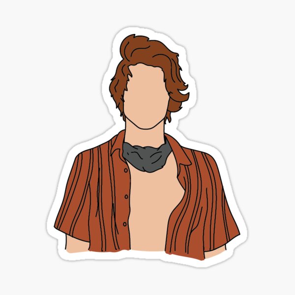 "John B, Outer Banks" Sticker by aubreytibbils | Redbubble