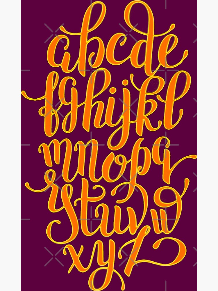 "ABCDEFG - title of calligraphy lettering typography text quotes ...