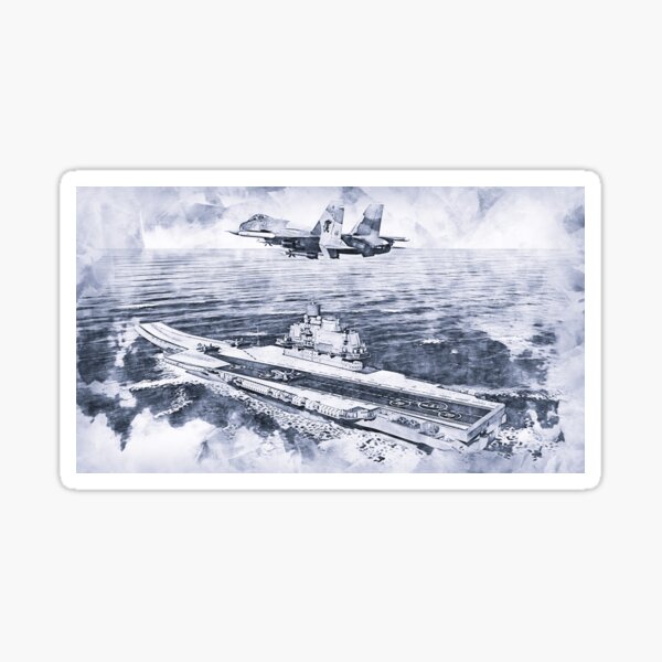 " Aircraft Carrier" Sticker by ErianAndre | Redbubble