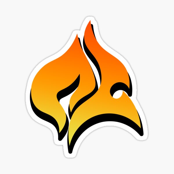 Pyrokinesis Sticker For Sale By Fiestsaur Redbubble