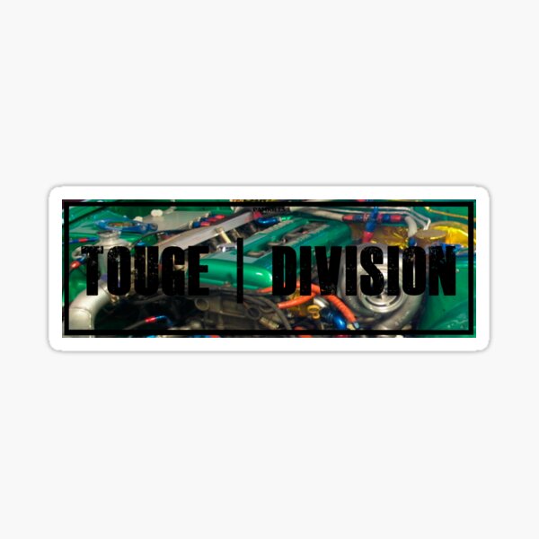 "Touge | Division (sr20) car sticker" Sticker for Sale by pamkills ...