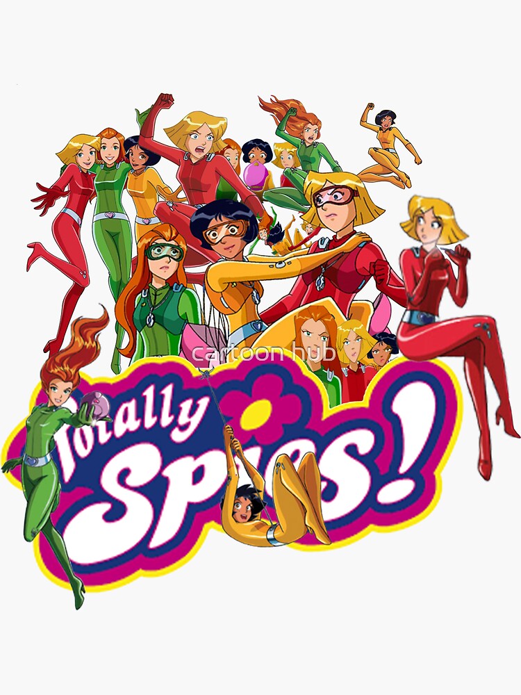 "totally spies" Sticker for Sale by thebeatgoStupid | Redbubble