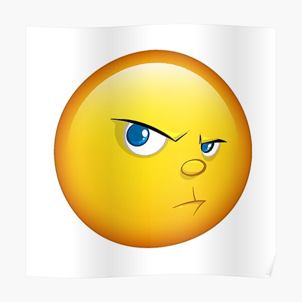 Pósters: Meme Cara Enojada | Redbubble