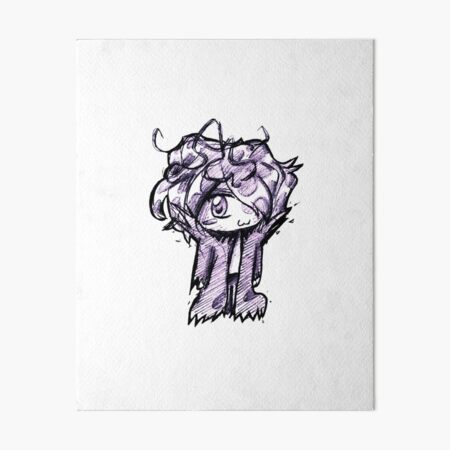 "Garry Chibi Sticker Anime Traditional Illustration" Art Board Print ...