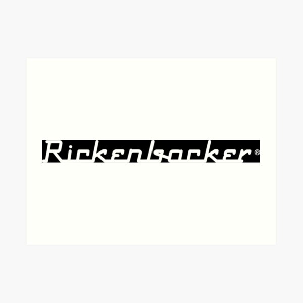 "Rickenbacker Logo" Art Print by webcore | Redbubble