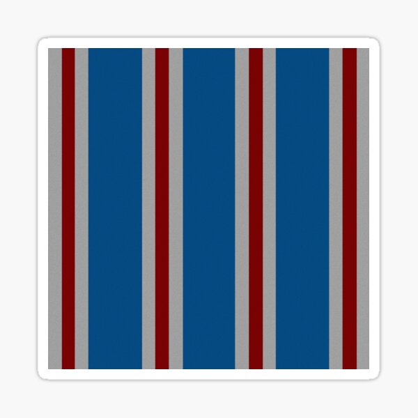 "Decorative Red And Blue Stripped" Sticker by FantasySkyArt | Redbubble
