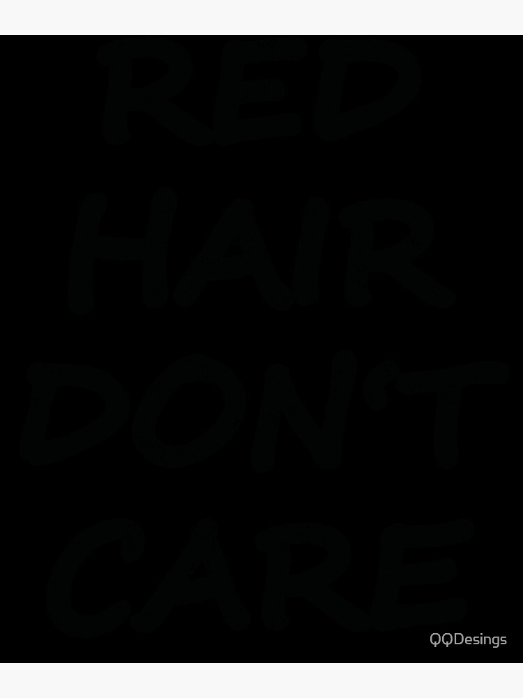 "Redhead red hair sticker" Poster for Sale by QQDesings | Redbubble