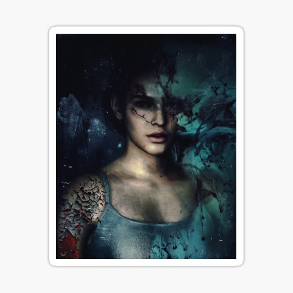 "RESIDENT EVIL JILL VALENTINE" Sticker for Sale by dusan449 | Redbubble