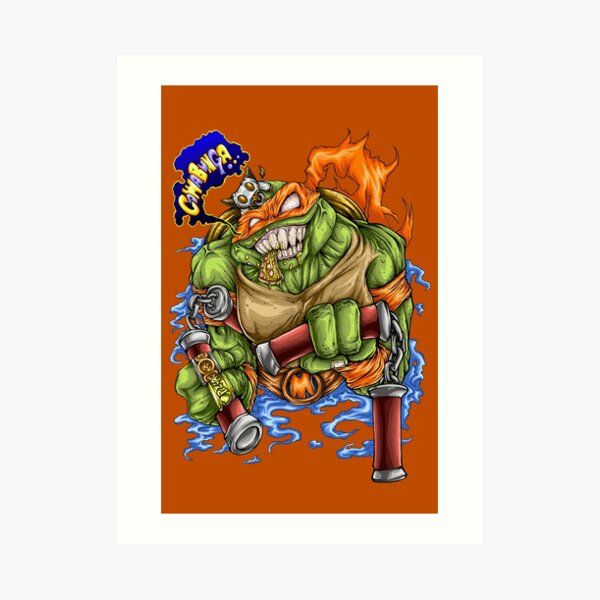 Cowabunga Art Prints | Redbubble