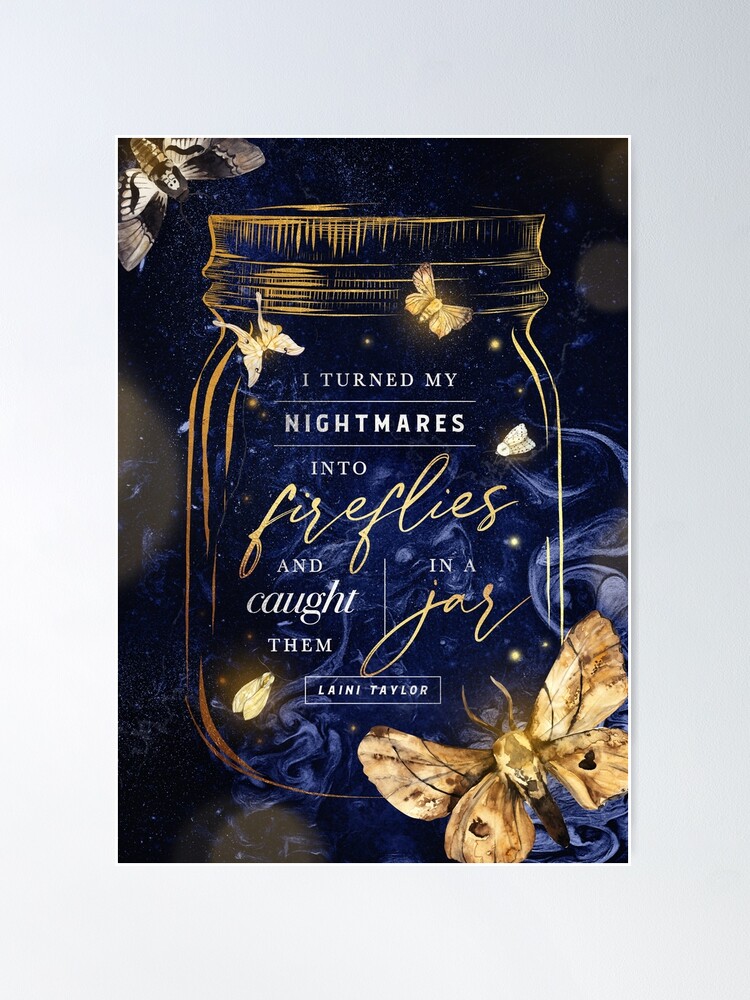 "Fireflies" Poster for Sale by Stella Bookish Art | Redbubble