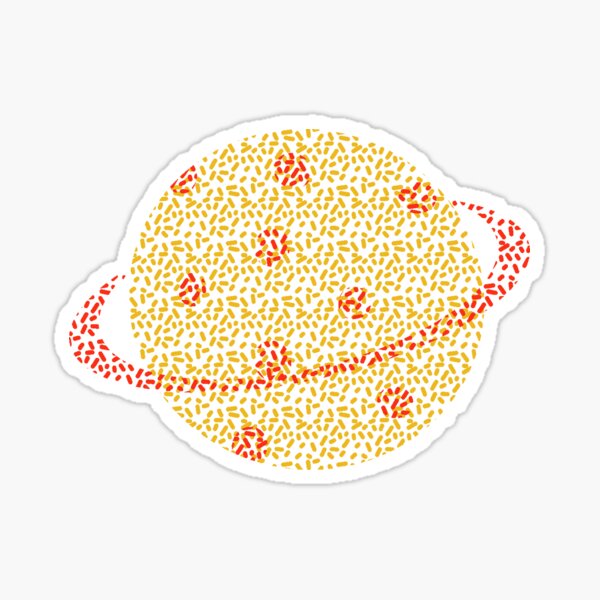 "Space Crust" Sticker for Sale by dan-smedley | Redbubble