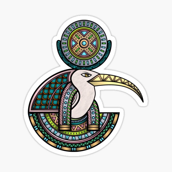 "Ancient Cultures - Thoth" Sticker by Studio-CFNW11 | Redbubble