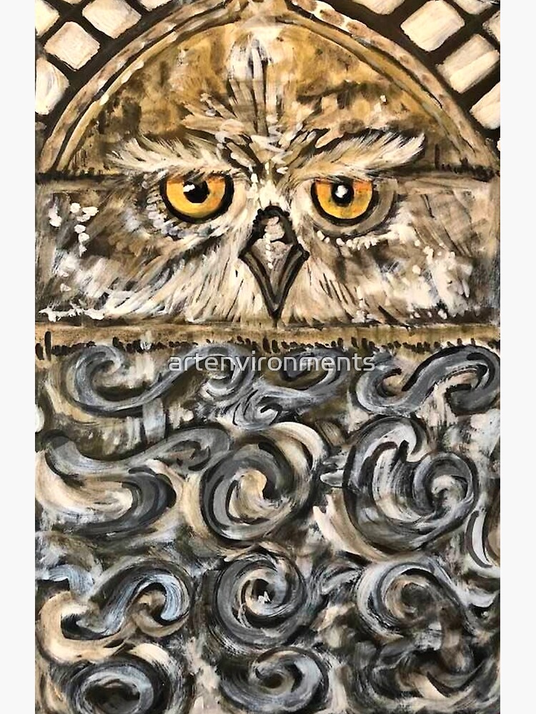 Impression photo « Bali Owl / Boho Bird / Hoot Owl / Bali Building ...